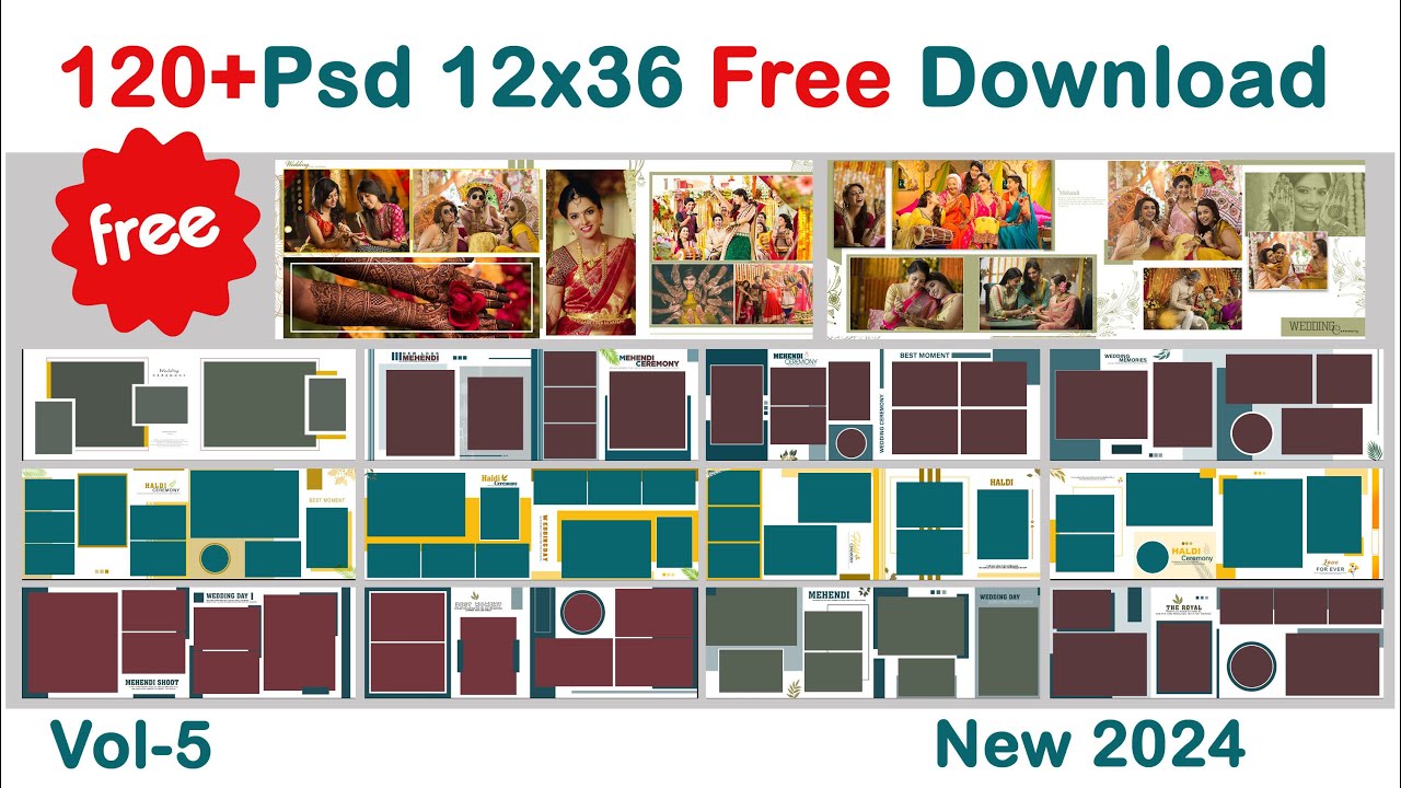 120+ Best Wedding album Innar Psd , Free download , 2024 , 12x36 new ...