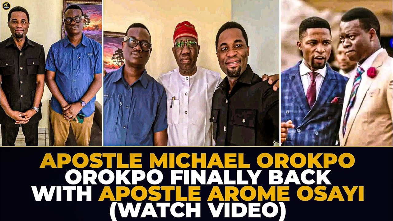 EMOTIONAL MOMENT 🥺APOSTLE MICHAEL OROKPO AND APOSTLE AROME OSAYI ...