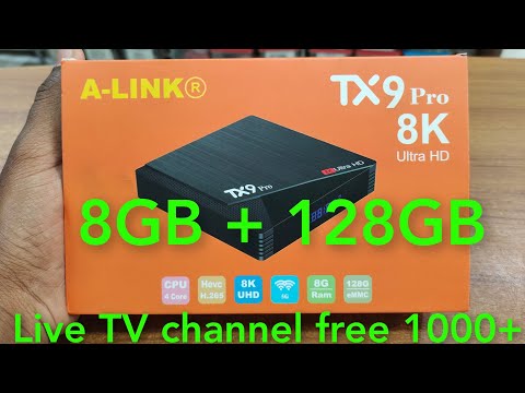 TX9 Pro 8K Ultra HD Androidtv box - YouTube