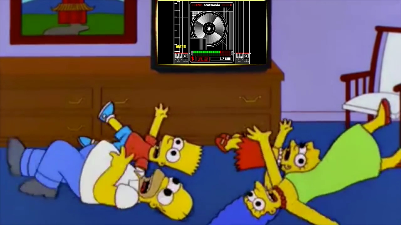 YTP - The Simpsons play Beatmania - YouTube