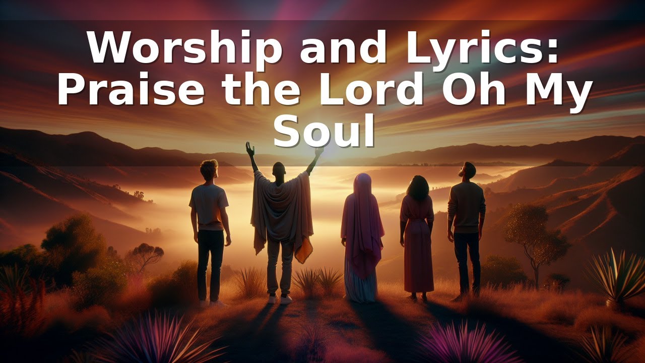 Worship and Lyrics: Praise the Lord Oh My Soul - YouTube