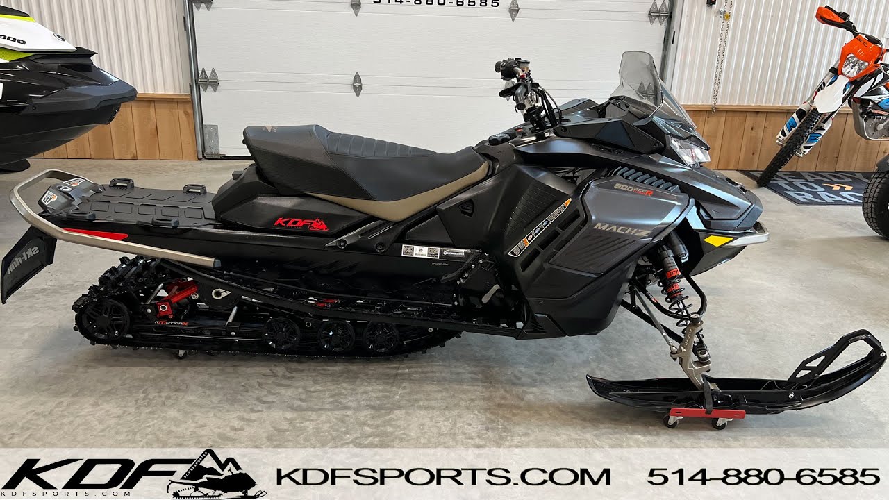 #23087 Ski Doo Mach Z 900 Turbo 2022 - YouTube