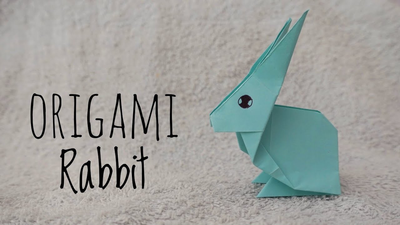 Origami Rabbit tutorial / How to make an origami rabbit / Very easy ...