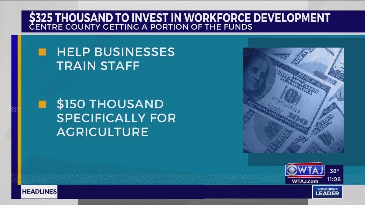 Over $300K to be invested in Central Pa. workforce - YouTube