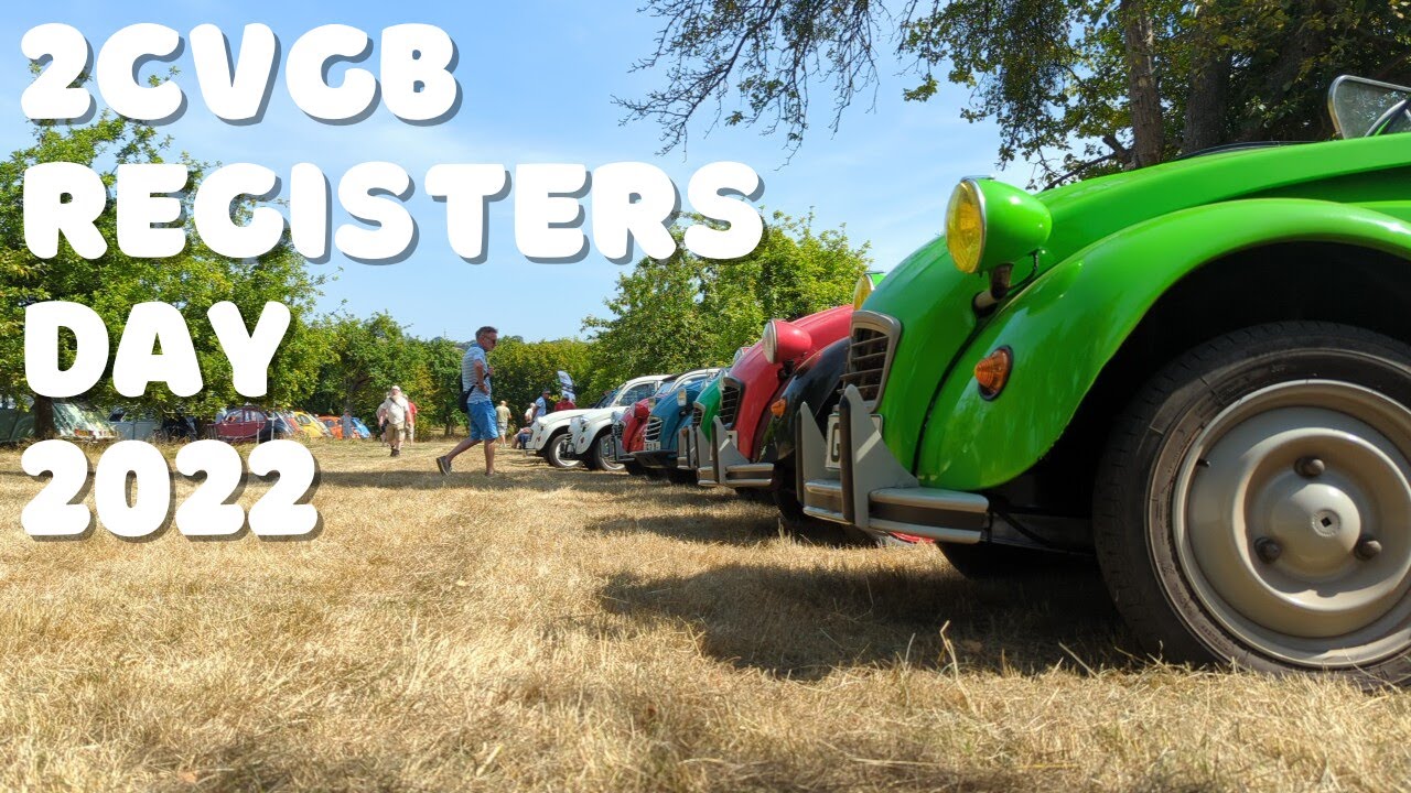 2CVGB Registers Day weekend 2022 - YouTube
