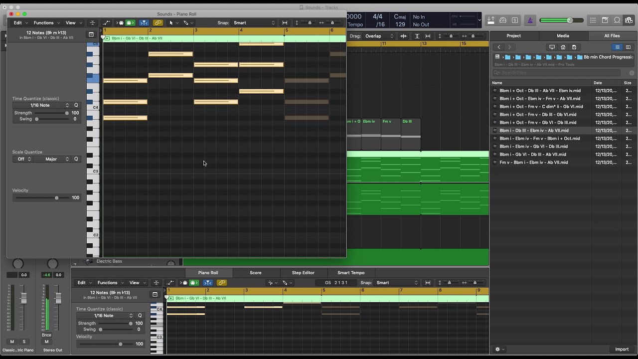 Building MIDI Chord Progressions - Minor Keys MIDI Chords Pack - YouTube