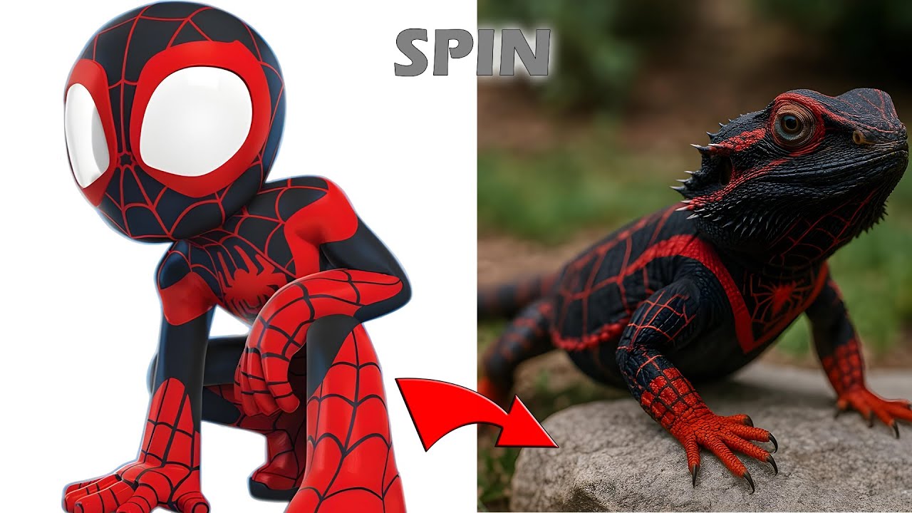 Marvel Spidey & His Amazing Friends 🕷️ as Real-Life PETS! 🐾 | Their ...