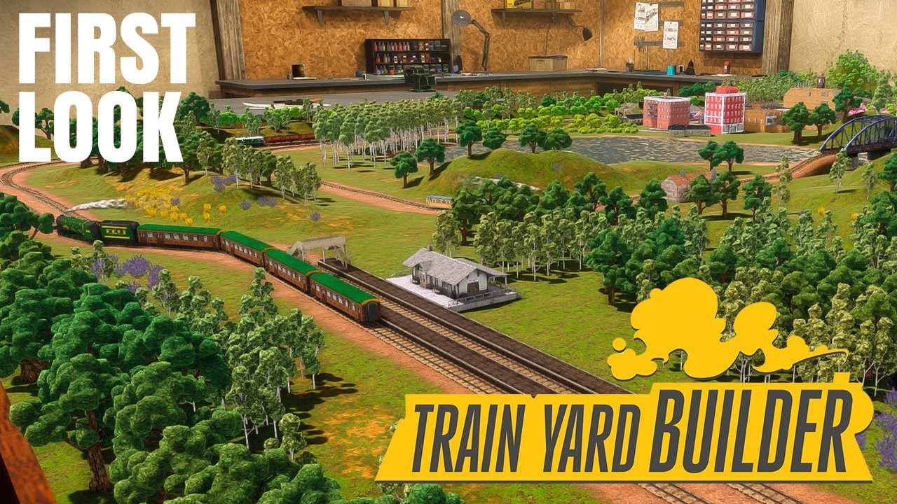 Train Yard Builder First look. The new model railway diorama game. Has campaign & Sandbox modes ...
