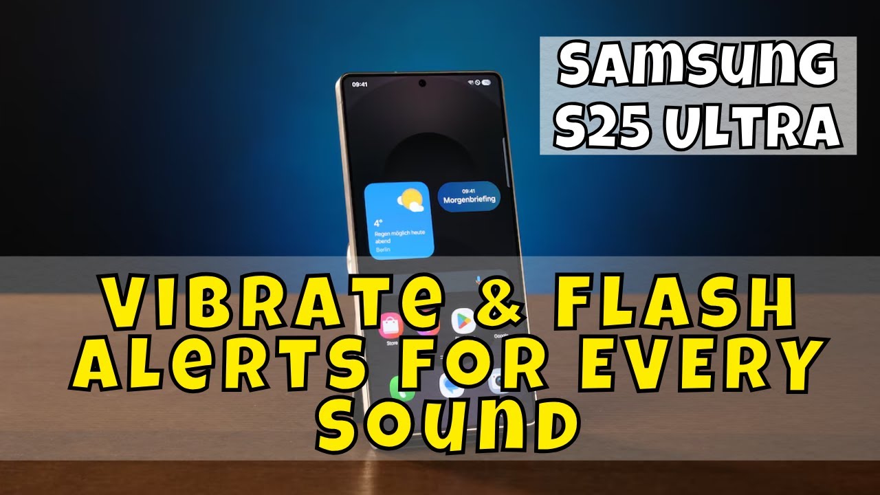 Samsung S25 Ultra: Vibrate & Flash Alerts for EVERY Sound - YouTube