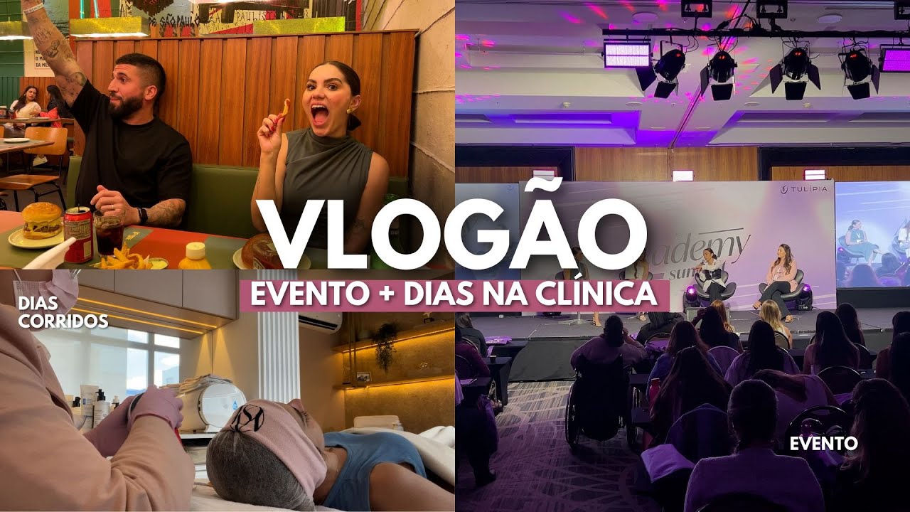 VLOG DA SEMANA - Evento Tulípia, Atendimentos, Rotina na estética - YouTube