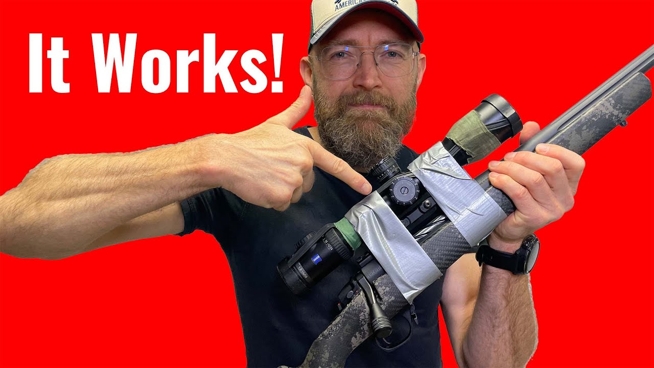 Gaffer Tape Scope Mount (3 Reasons It Works...) - YouTube