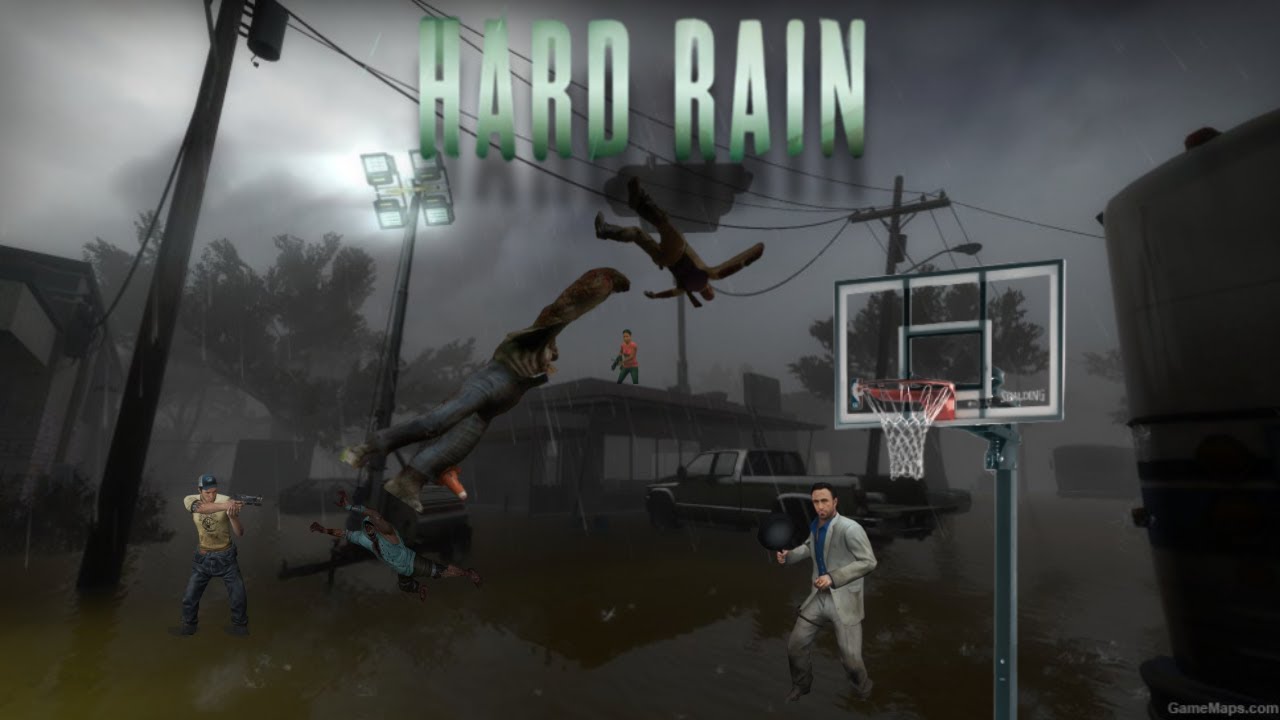 Hard Rain with a Bagillion Zombies | Left 4 Dead 2 Ep. 5 - YouTube