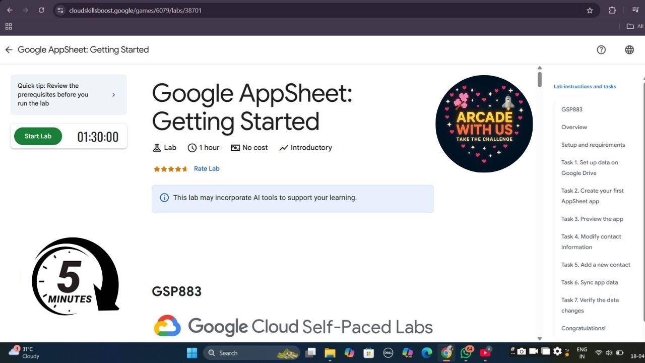 Google AppSheet: Getting Started(GSP883) - YouTube