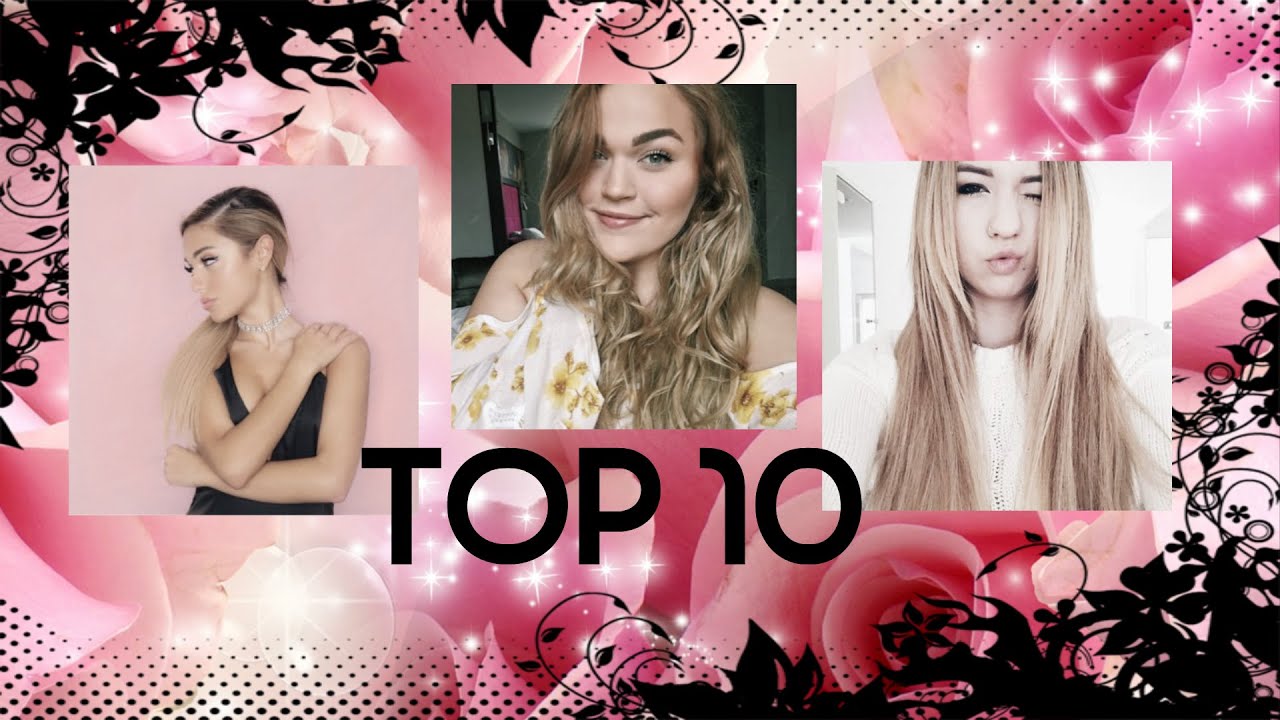 Female Youtubers (top 10) || 2016 - YouTube