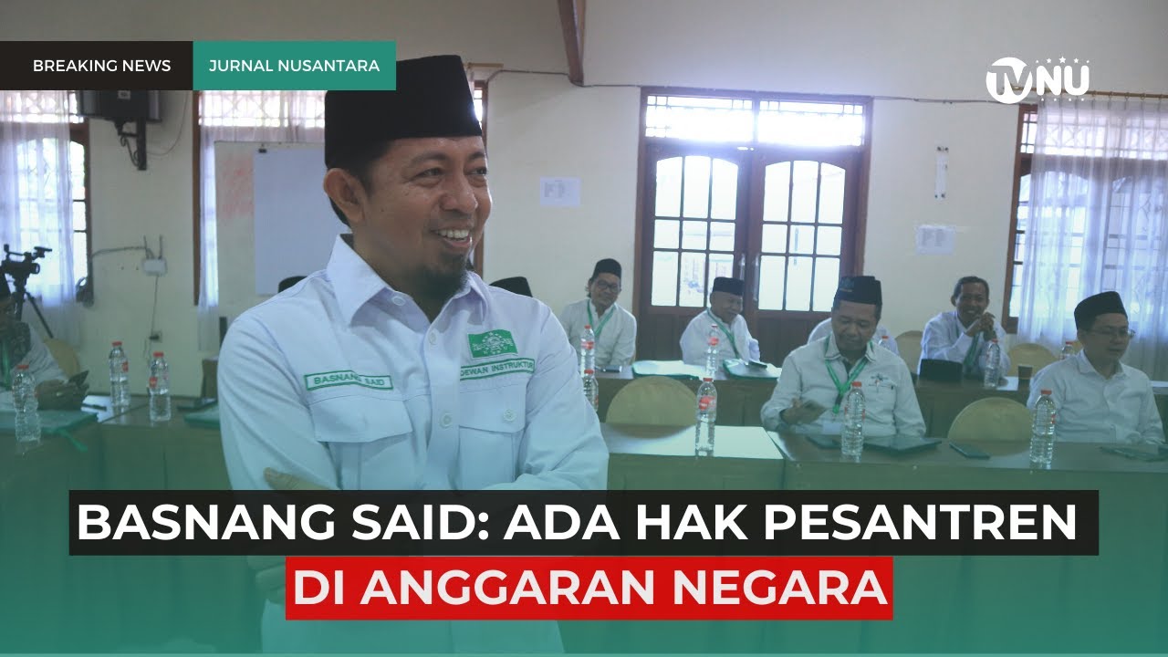 Basnang Said Dorong NU DKI Perjuangkan Lahirnya Perda Pesantren | PMKNU ...