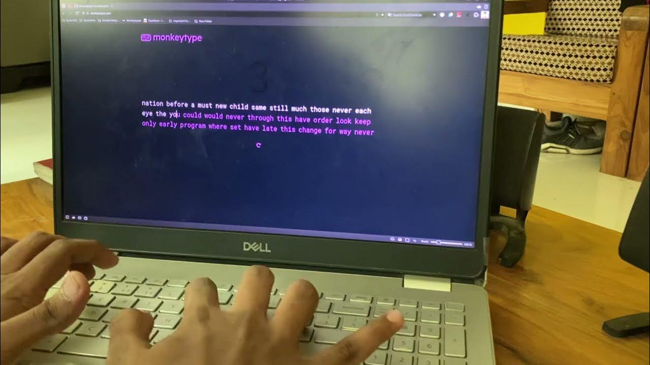 Typing 80 WPM practically..... - YouTube