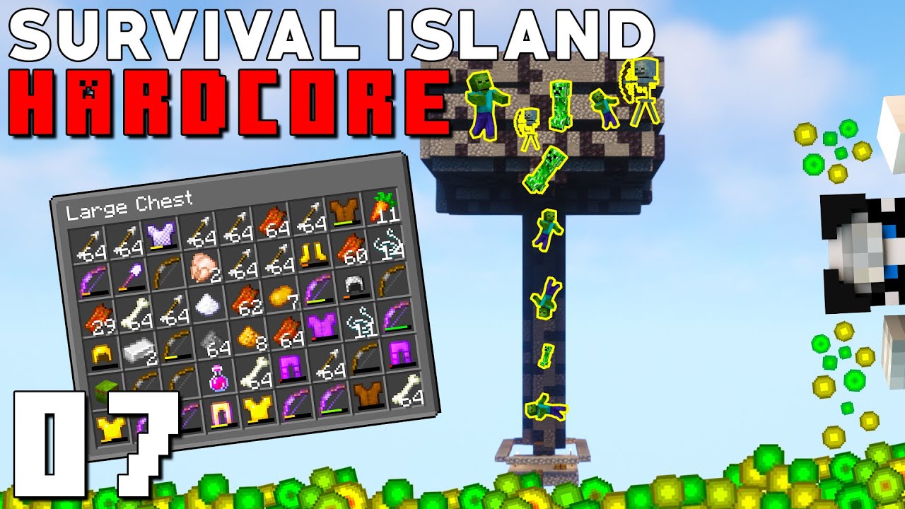 Building a Simple Mob Farm | Minecraft Multiplayer Survival Island ...