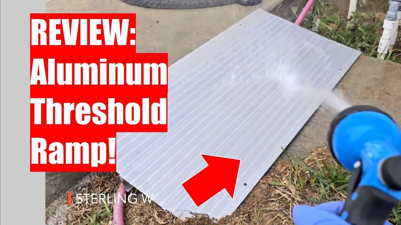 Review: Aluminum Threshold Ramp for Doorways and paths - YouTube