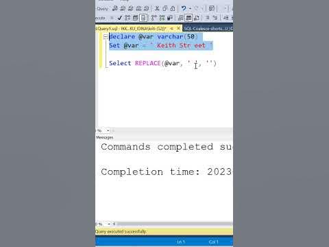 SQL Trick | How to remove all spaces? | TRIM | REPLACE - YouTube