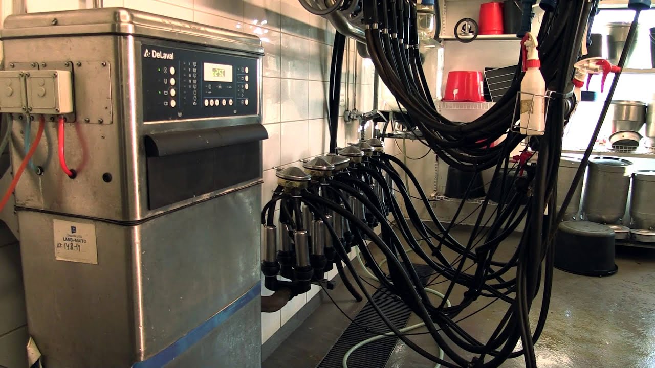 DeLaval Milking Machine Cleaning Unit - YouTube