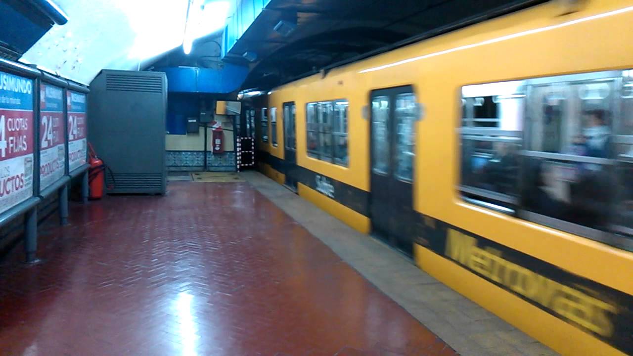 Subte Línea C - Formación B partiendo de est. Diagonal Norte - YouTube