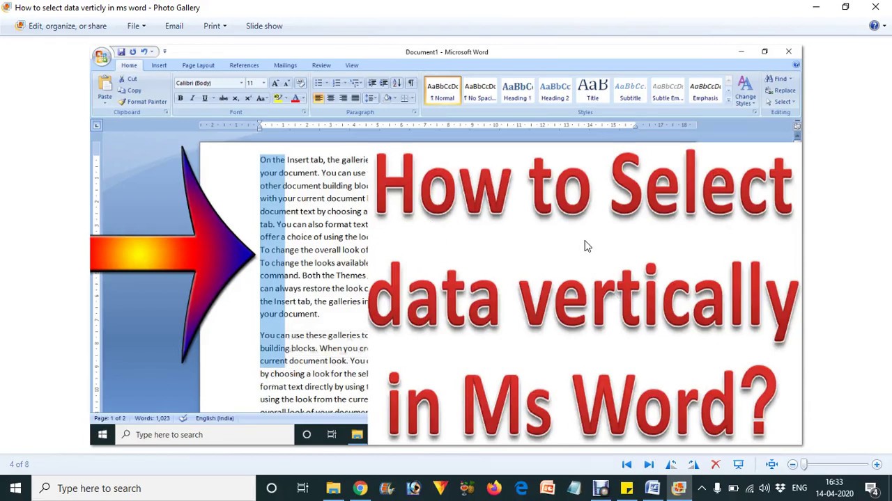 How To select Data vertically In Ms word Shortcut Key YouTube how-to-select-data-vertically-in-ms-word-shortcut-key-youtube