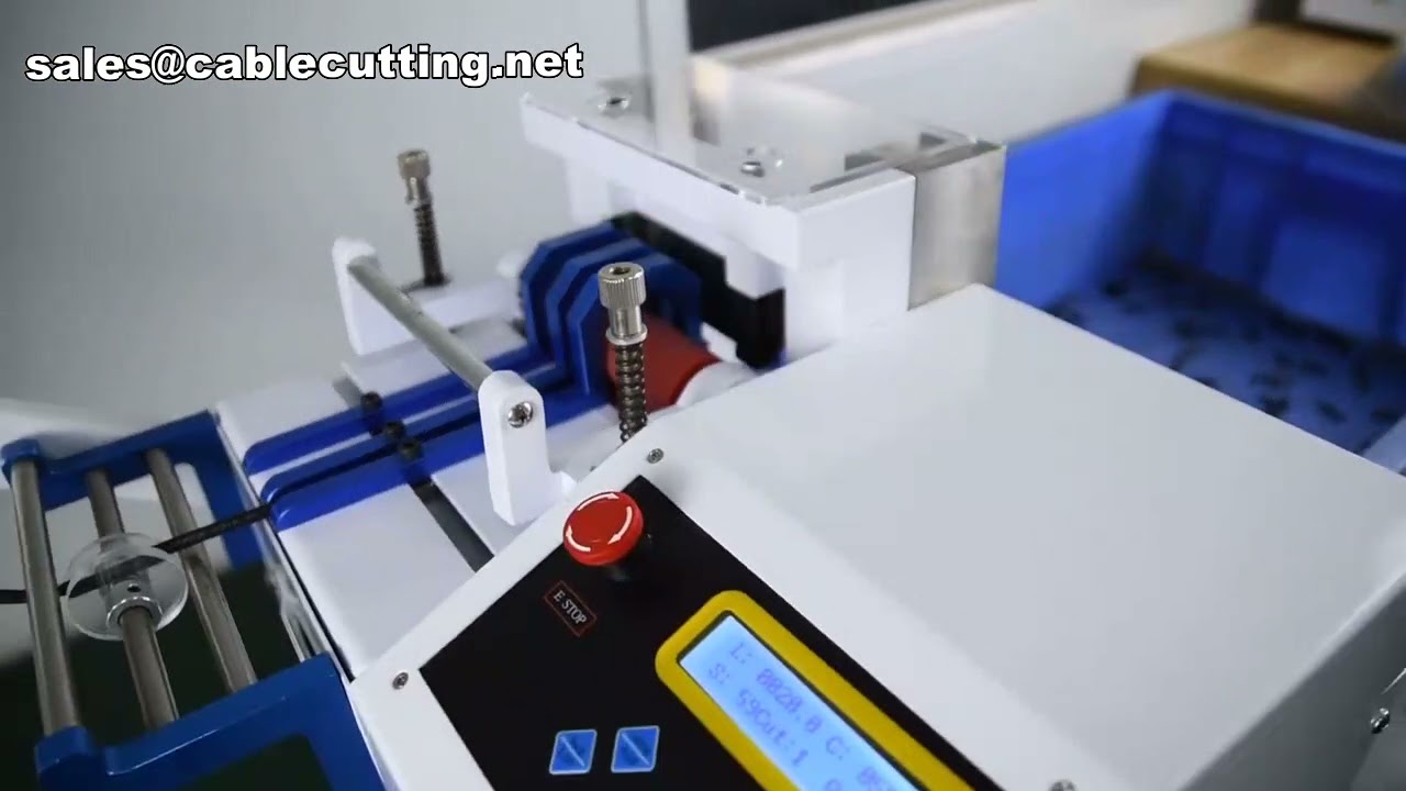 Rubber Tube Heat Shrink Sleeve Cutting Machine Plastic Tube Cutting ...