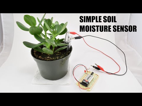 Simple Soil Moisture Sensor Circuit | Science Project