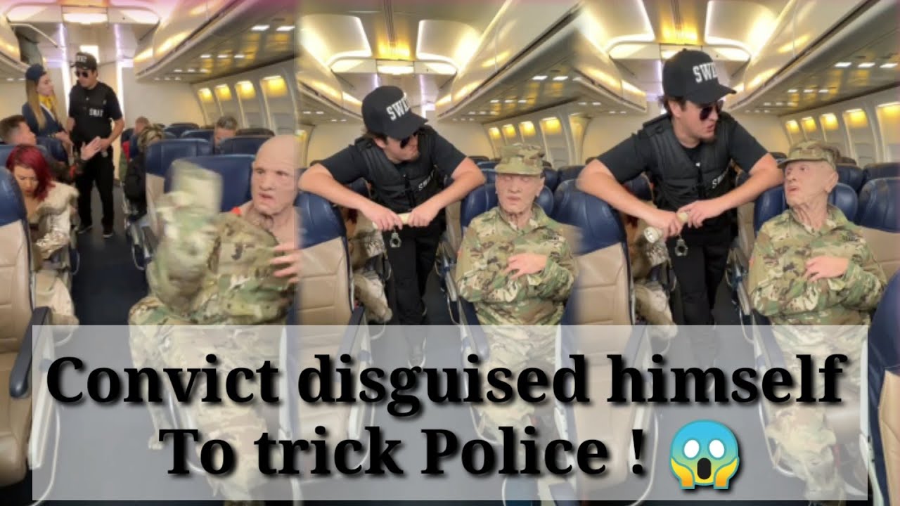 Convict disguised himself to trick Police ! 😱 - YouTube