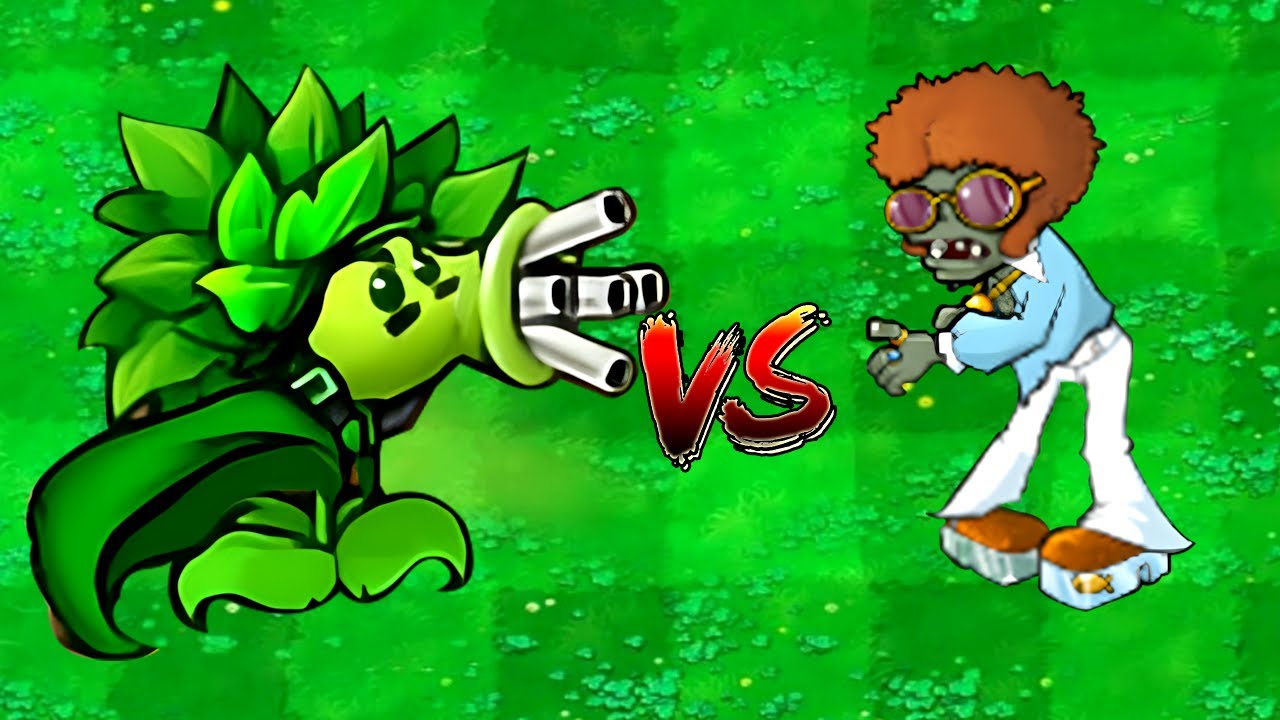 Wild Gatling Pea vs Dancer King Zombies - Plants vs Zombies Hybrid ...
