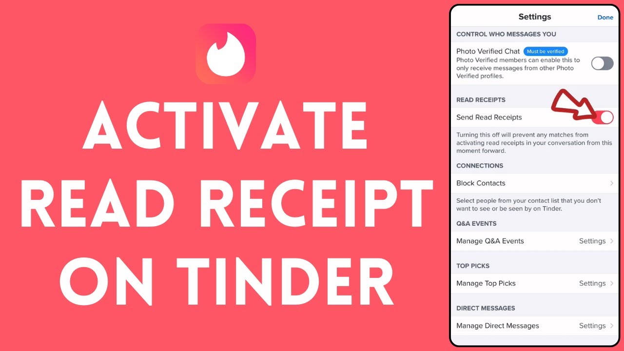 How to Activate Read Receipt on Tinder 2024? - YouTube