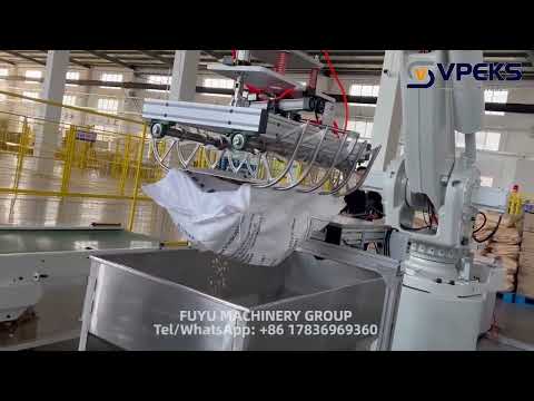 50kg soybean bag unpacking robot