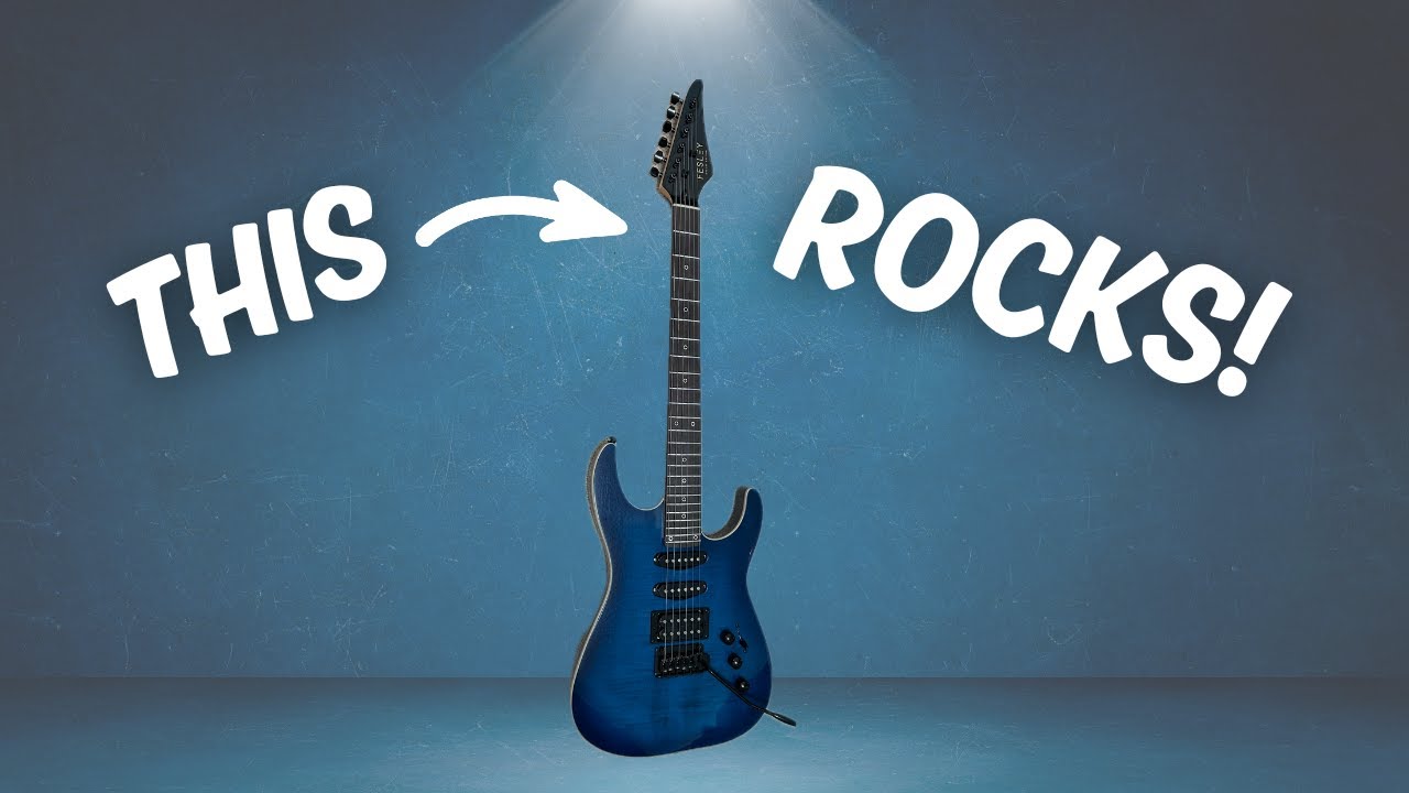 THIS Guitar ROCKS! - The Fesley FDK800 Electric Guitar Review - YouTube