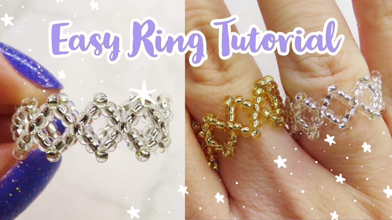DIY Seed Bead Ring | Jewelry Making Tutorial - YouTube