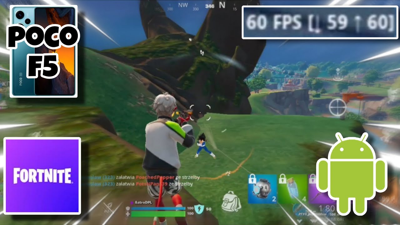 POCO F5 | Fortnite Mobile Android 60 FPS Gameplay - YouTube