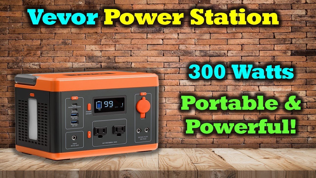 Vevor Power Station - Smart Portable Power! - YouTube