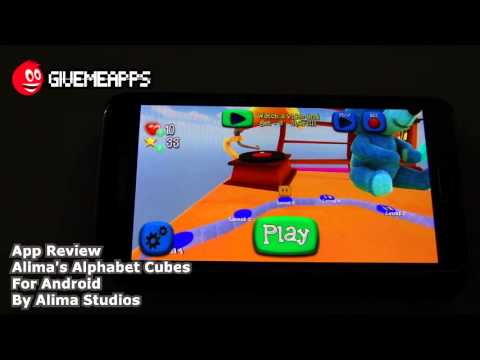 Alima's Alphabet Cubes App Review | GiveMeApps - YouTube