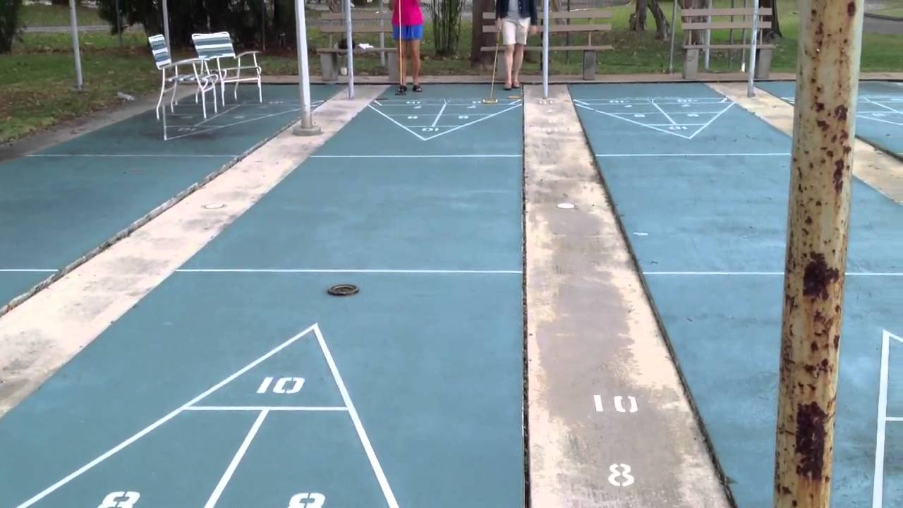 Shuffle board sisters - YouTube