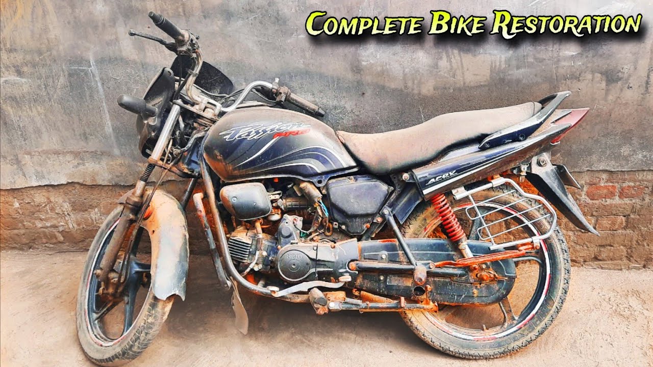 Passion Pro .. Complete Bike Restoration || Passion Pro Bike Modify ...