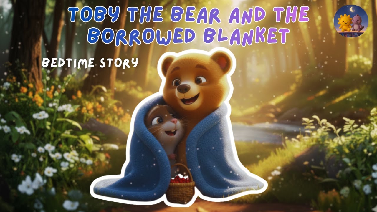 Toby the Bear and the Borrowed Blanket | English Bedtime Story for Kids ...