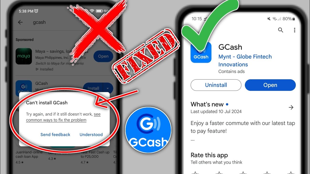 gcash this app won't work for your device problem | gcash this phone ...