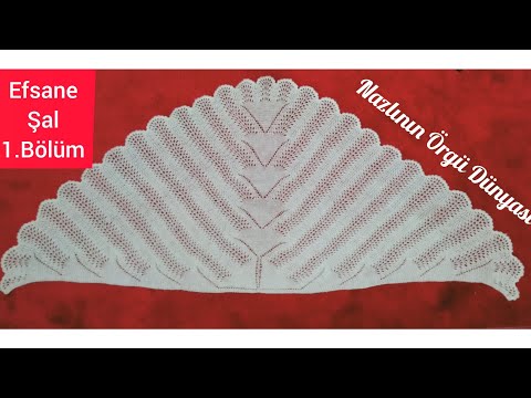 #knit #shawl Efsane Tasarım Karnıbahar Modelli Şal Yapımı /Çeyizlerin Olmazsa Olmazı Olucak 1.Bölüm