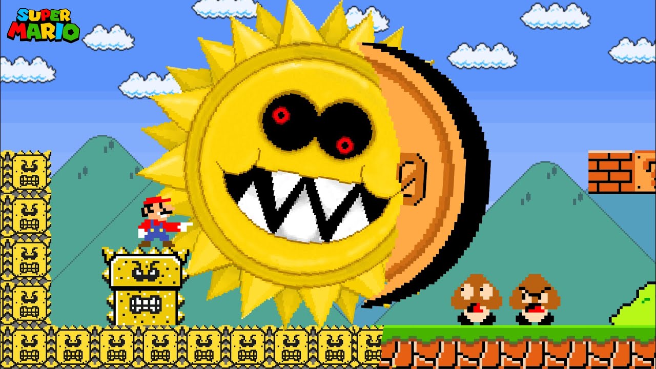 When Everything Mario Touches Turns To Mega Grrrol Gold in Super Mario ...