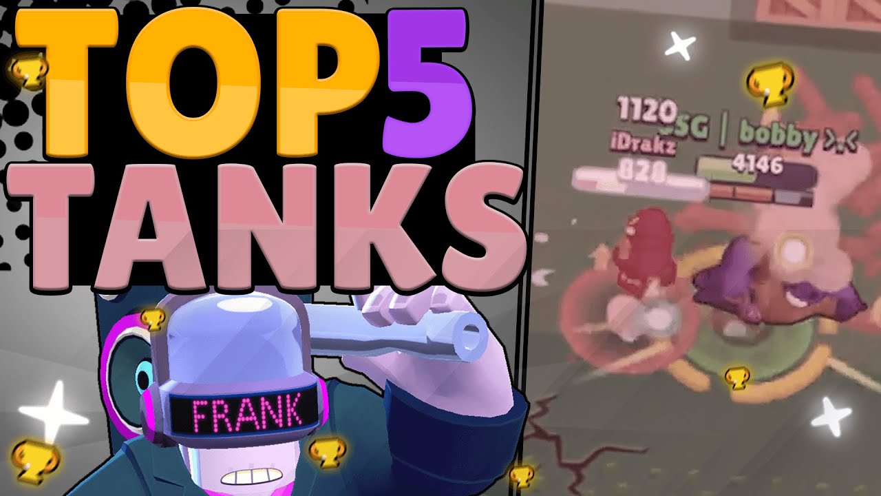 WHO ARE THE BEST TANKS? | RANKING THE TOP 5 TANKS IN BRAWL STARS - YouTube