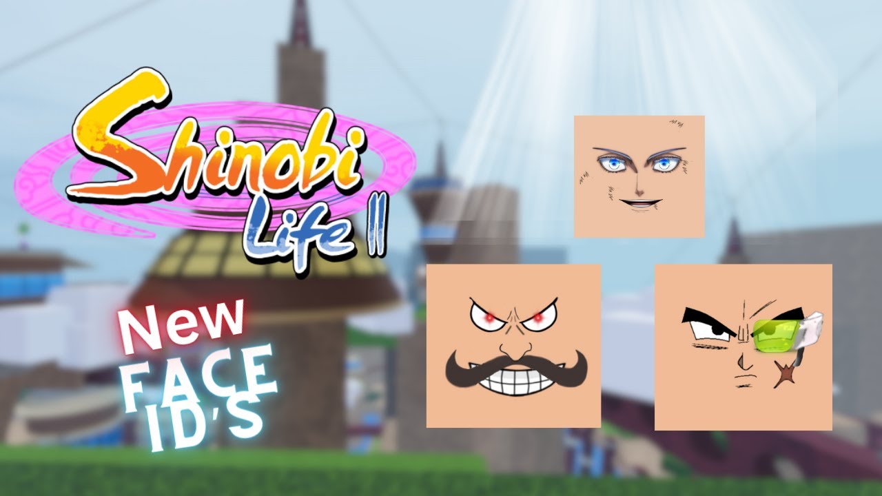 New Shindo Life Face Id's! - YouTube