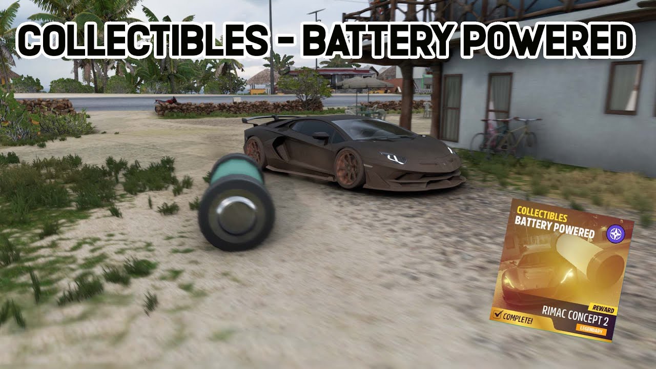 Forza Horizon 5 - Collectibles - BATTERY POWERED [Plata Azul] - YouTube