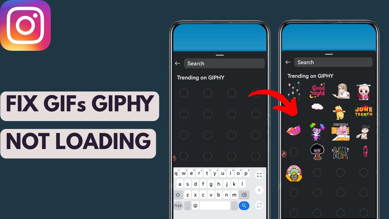 Fix Instagram Story Gifs Giphy Stickers Not Showing | Giphy Gifs Not ...