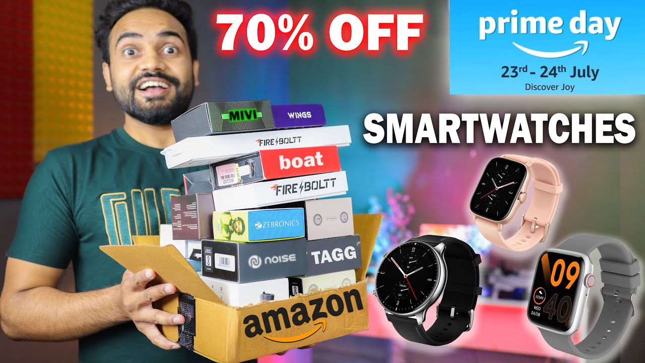 Amazon Prime Day Deals & Offer On Smartwatches & Earbuds || Amazon sale ...