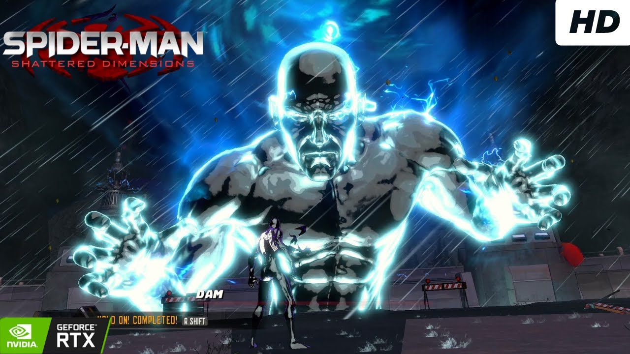 Electro Defeated! | Spider-Man Shattered Dimensions EPIC Boss Battle ...