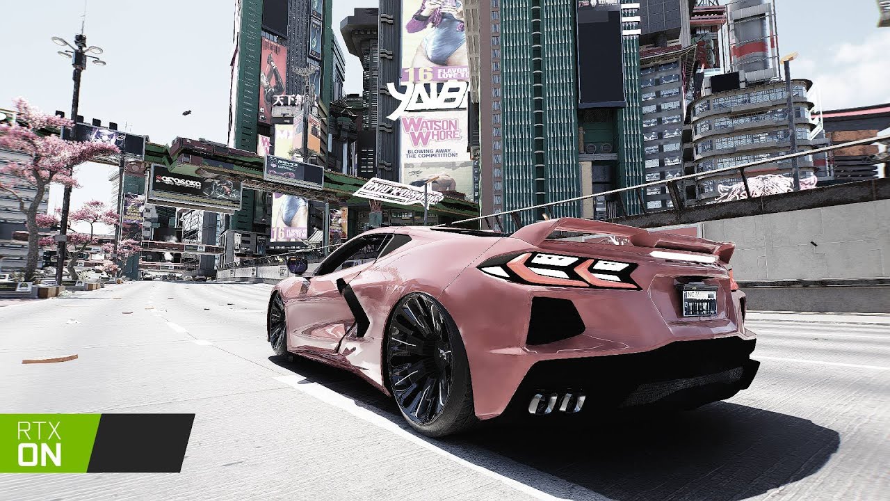 [8K] Real Cars Mod In Cyberpunk 2077 Gameplay - YouTube